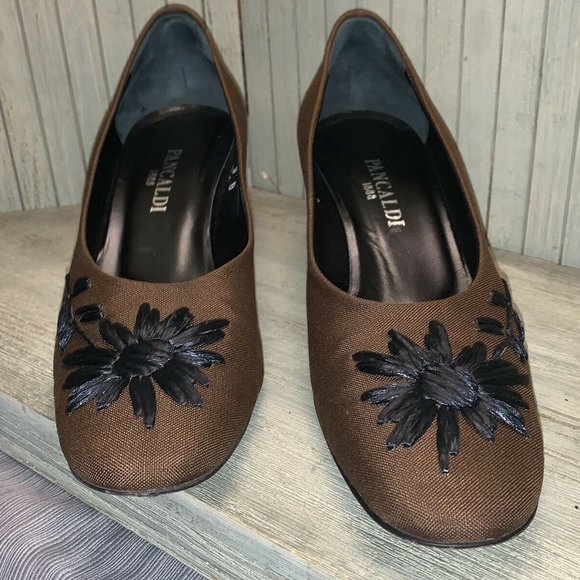 Pancaldi | Shoes | Pancaldi Vintage Brown Pumps Size Us 8 | Poshmark
